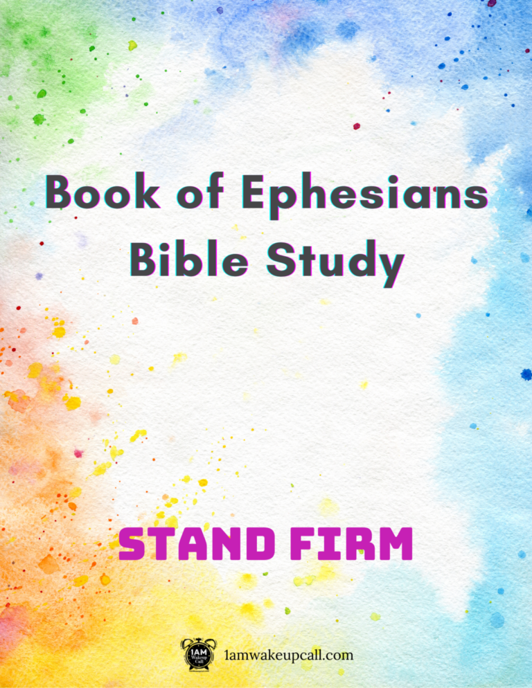 Book of Ephesians - FREE Bible Study PRINTOUT ~ Green Eyed Grace